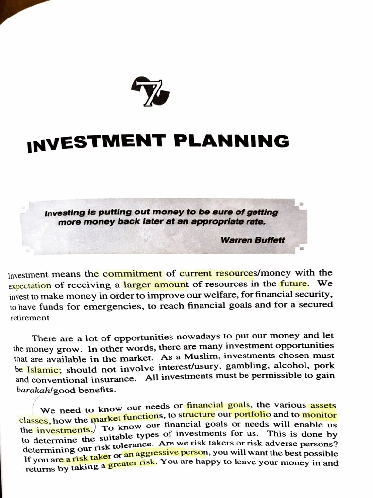 Investment Planning | PDF