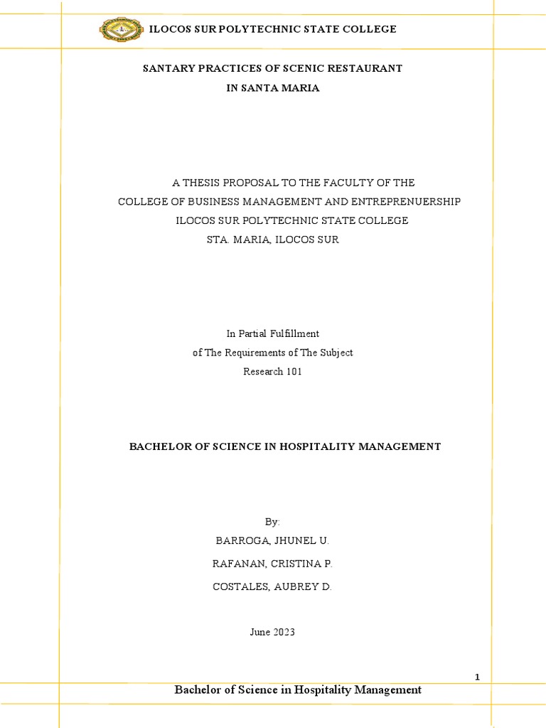 Header and Footer Thesis | PDF