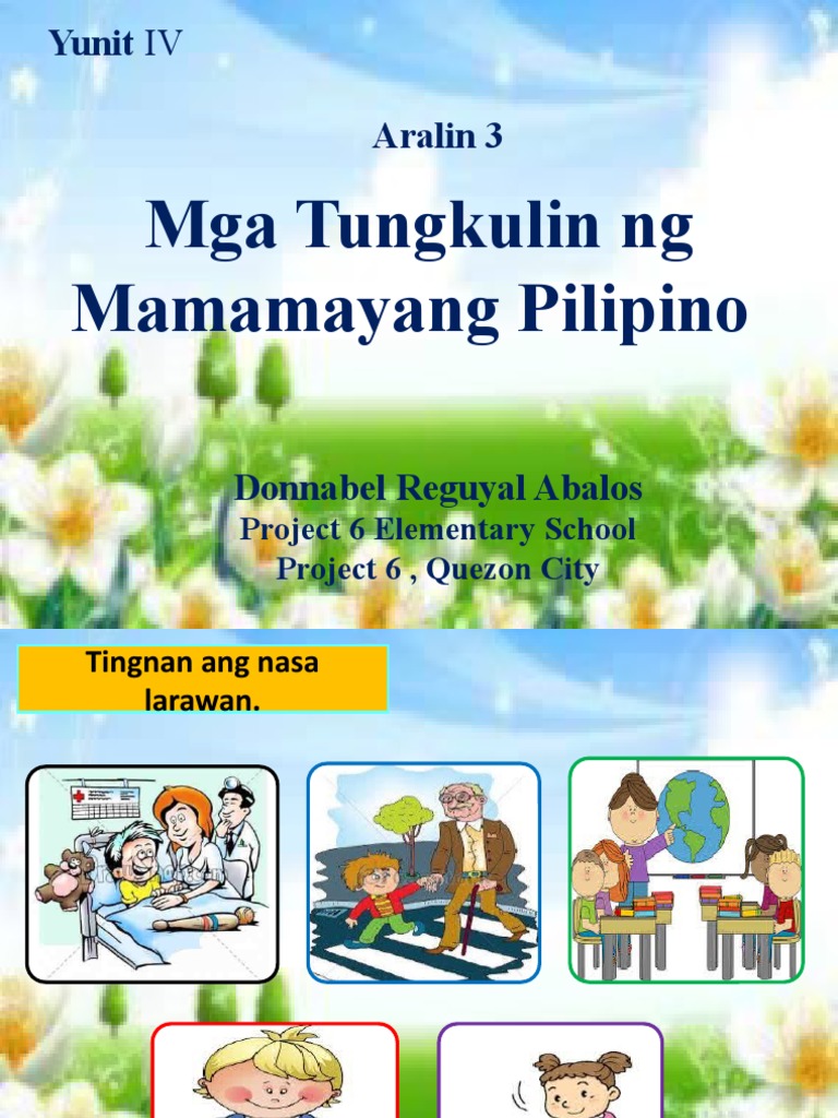 AP Yunit 4 Aralin 3 Inkay Peralta | PDF