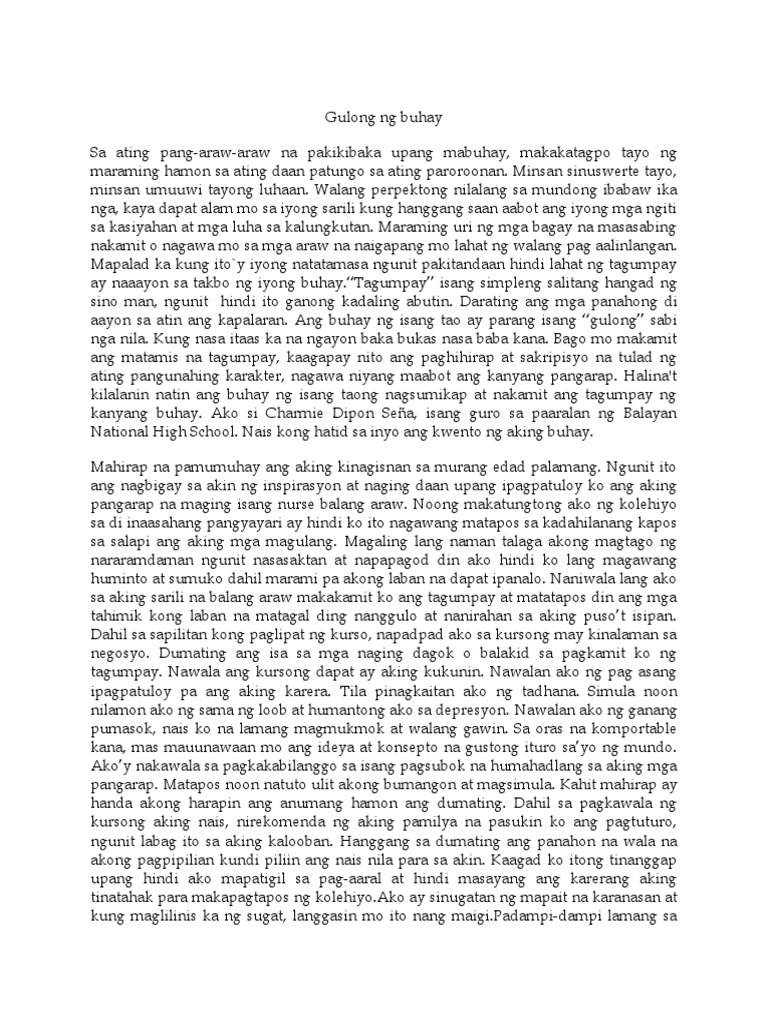 Pagbasa Final Na Itech | PDF