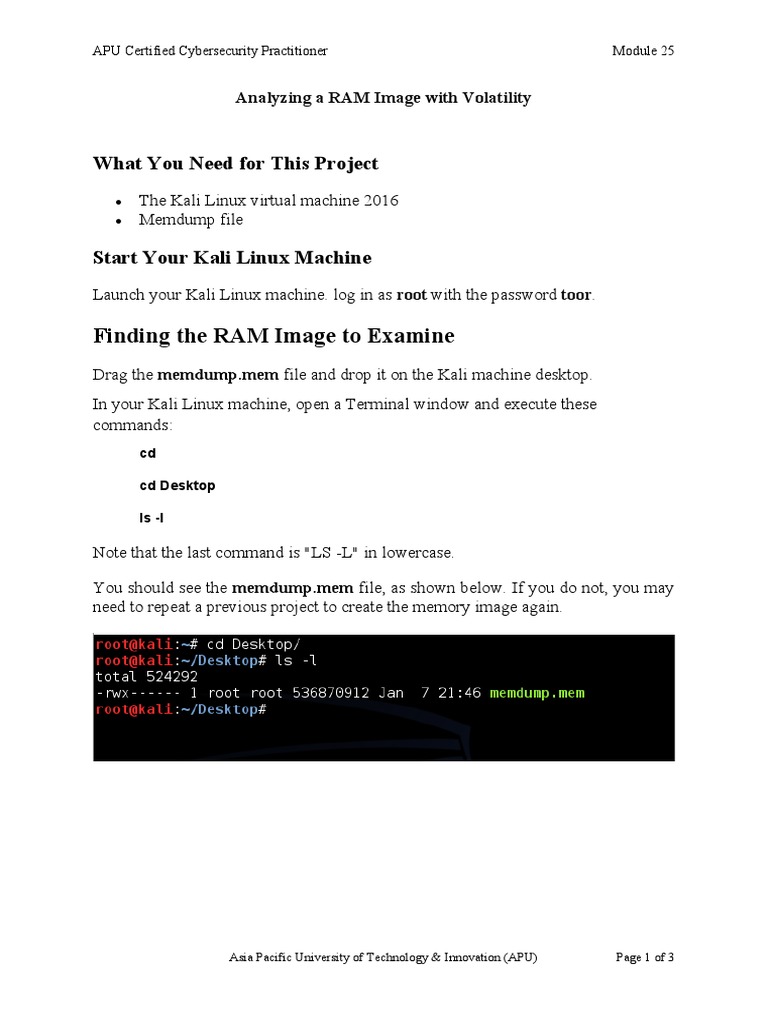 Lab Activity 1 - Module 25 | Download Free PDF | Password | Command Line Interface