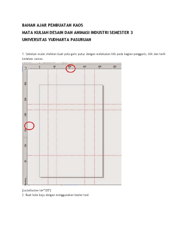 Tutorial Desain Kaos | PDF
