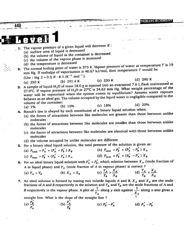 N Awasthi - Solutions Lvl-1 | PDF