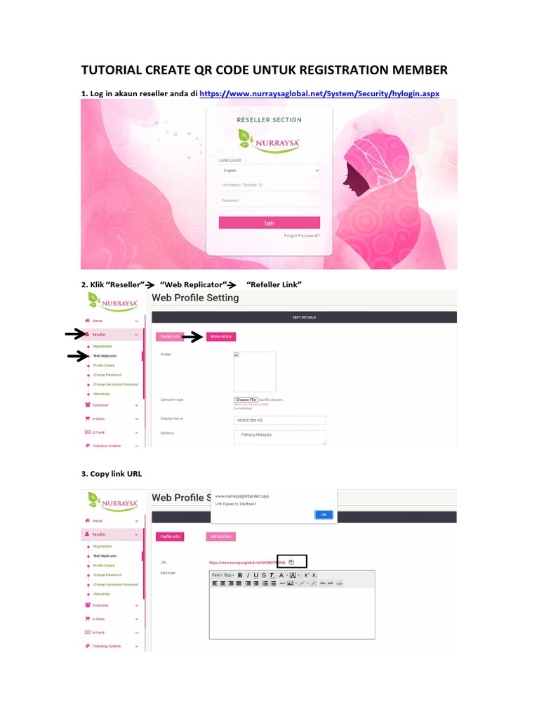 Cara Buat QR Code untuk Registrasi | PDF | Komputer