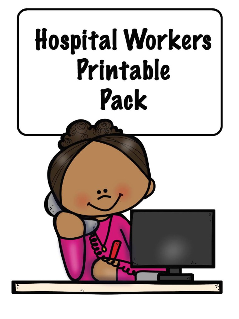 Hospital Workers Printable Pack A | PDF