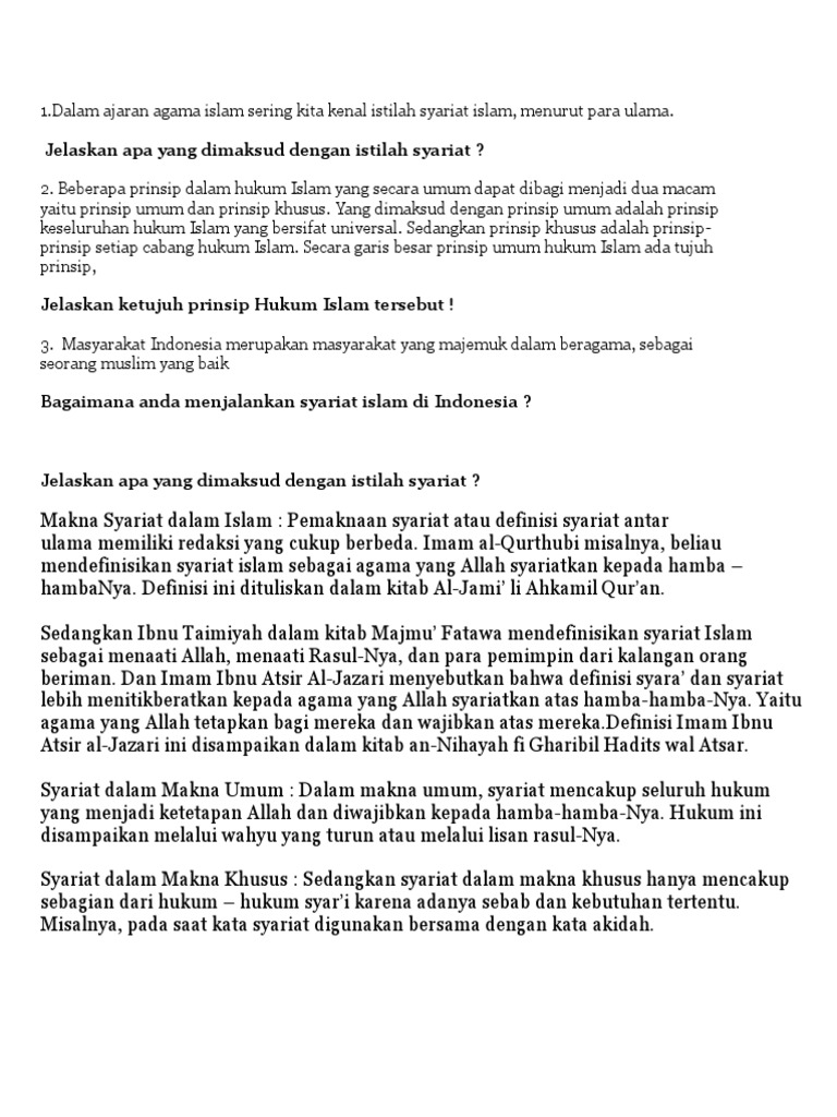 Diskusi 4 Pendidikan Agama Islam | PDF | Agama & Spiritualitas