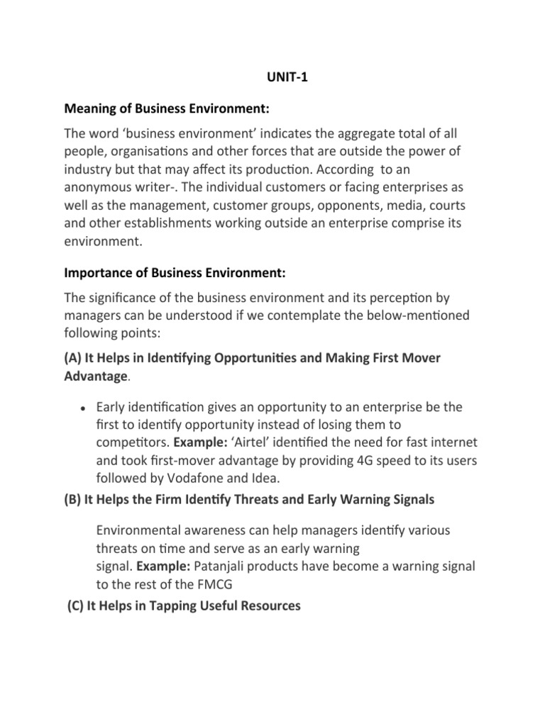 Business Environment mba (1) | PDF | Swot Analysis | Limited Liability ...