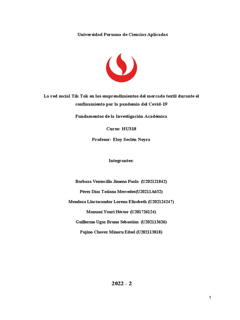 Modelo TA2 HU318 PDF | PDF | Marketing | Servicio de redes sociales