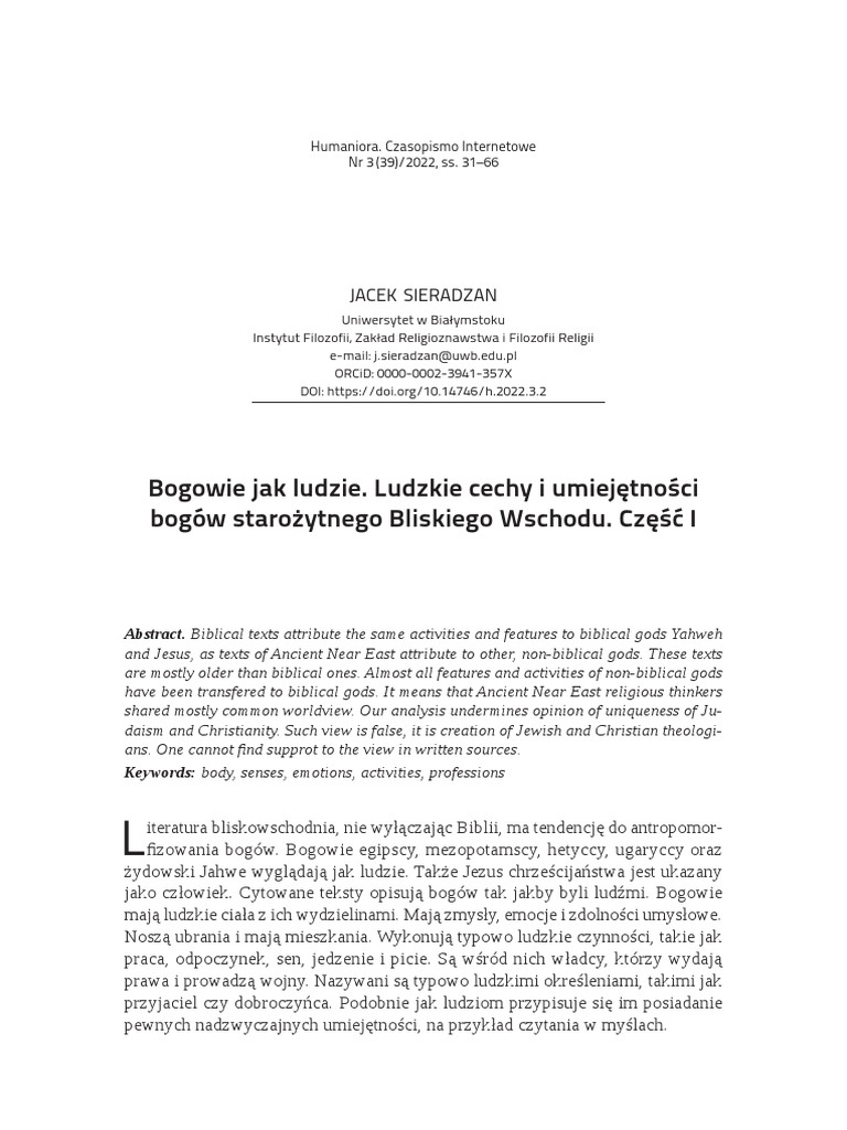 Bogowie Jak Ludzie1 | PDF