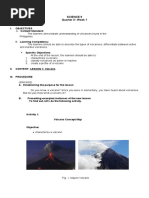 Lesson Plan in Science 10 | PDF | Volcano | Types Of Volcanic Eruptions