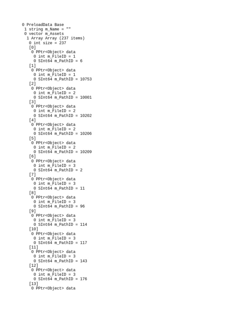 Unnamed Asset Sharedassets6.Assets 1 PreloadData | PDF | Software Engineering | Computer Programming
