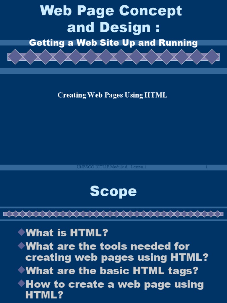 Web Page Design-Html2 | PDF