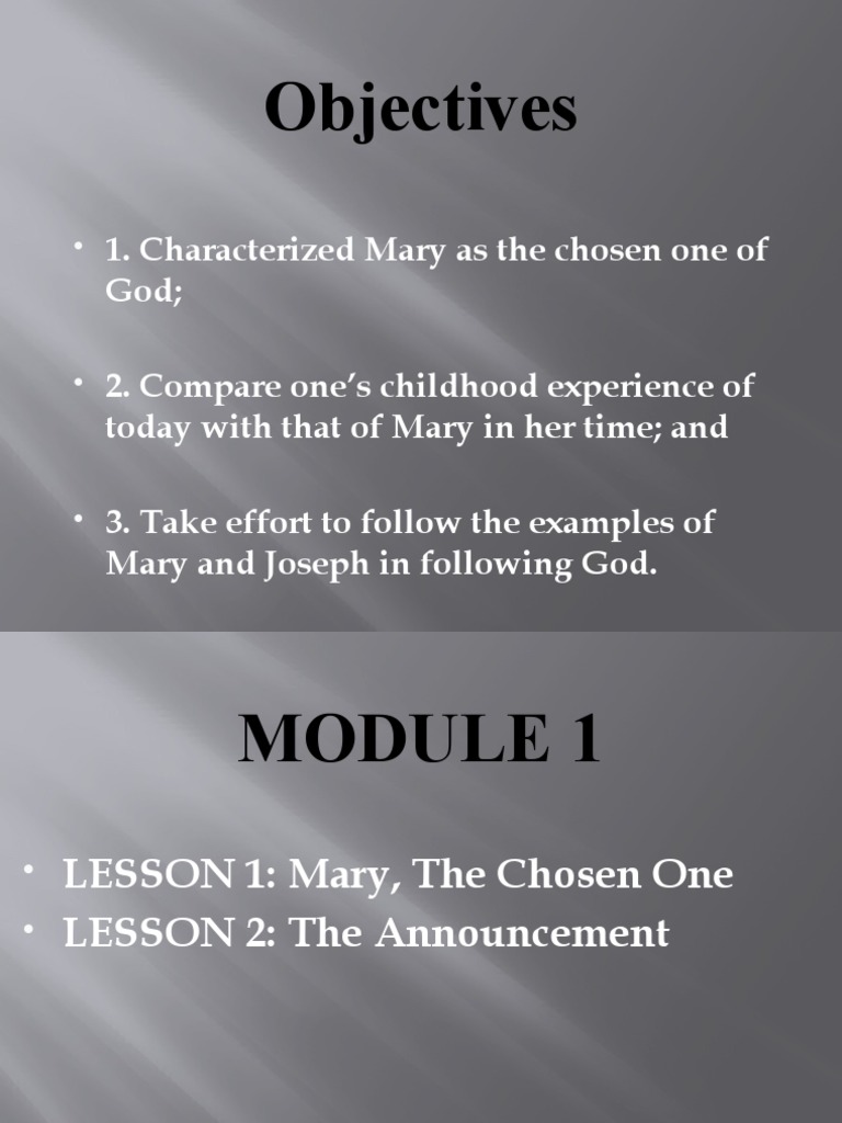 2nd Quarter Module 1 Grade 4 | PDF | Mary, Mother Of Jesus | Religious ...