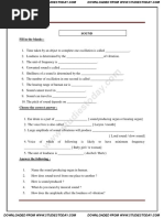 Physics Numericals Motion Class 9 | PDF | Acceleration | Speed