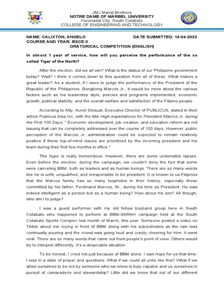 ORATORICAL | PDF