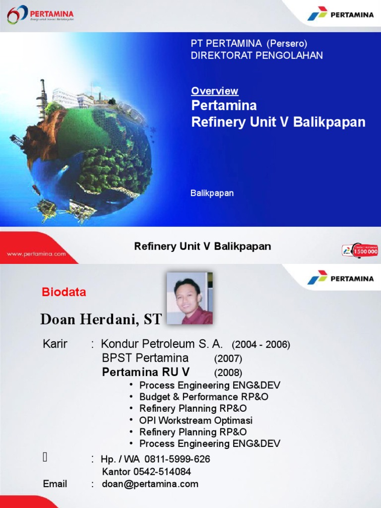 Pertamina RU V Overview | PDF