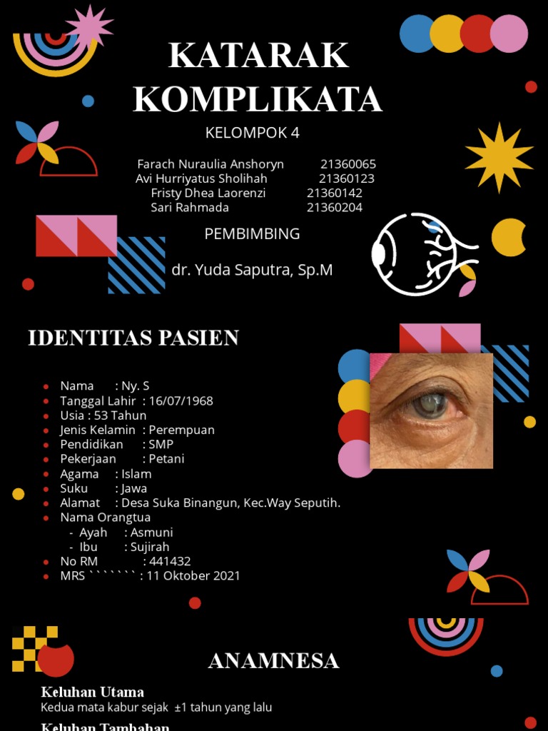 Case Report Stase Mata Kelompok 4 | PDF