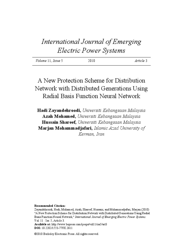A New Protection Scheme For Distribution Pdf Fuse Electrical Electric Power Distribution 