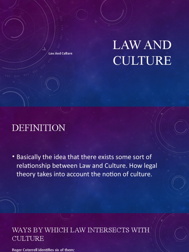 Law and Culture Presentation Updtated-1 | PDF | Marriage | Rule Of Law