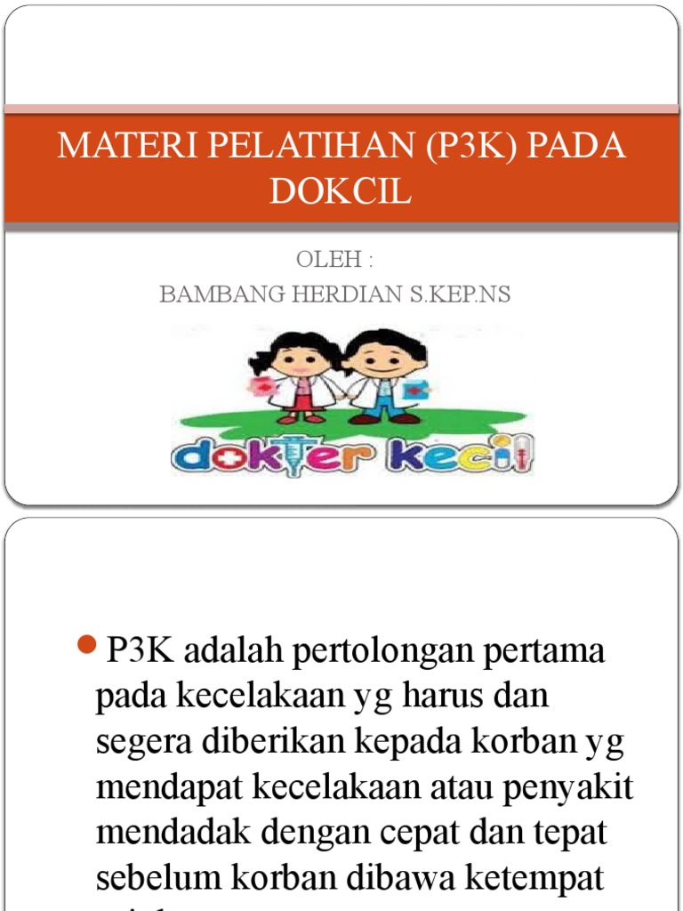 Materi Pelatihan (p3k) Pada Dokcil | PDF