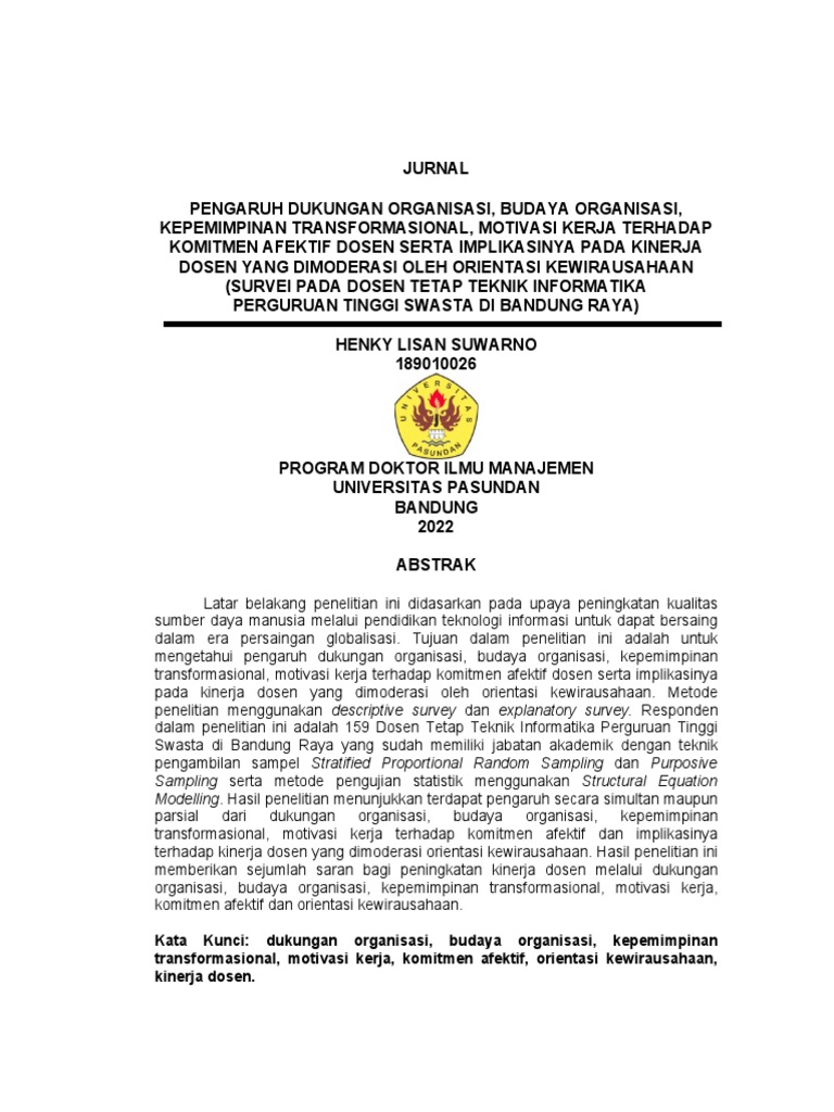 Artikel Henky Lisan Suwarno | PDF