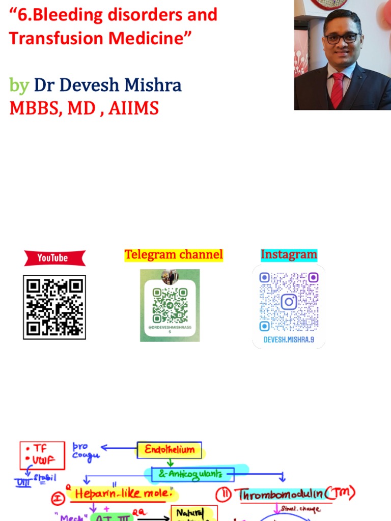 6 Bleeding Disorders | PDF | Coagulation | Hematology