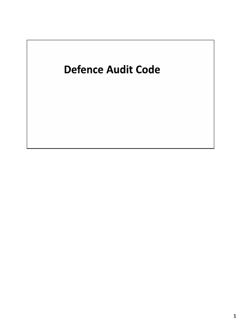 Audit 2 | PDF | Military