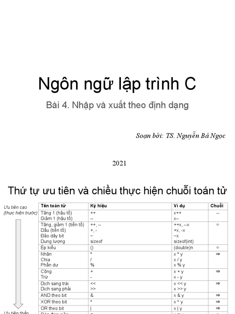 Ch04 NhapXuat | PDF