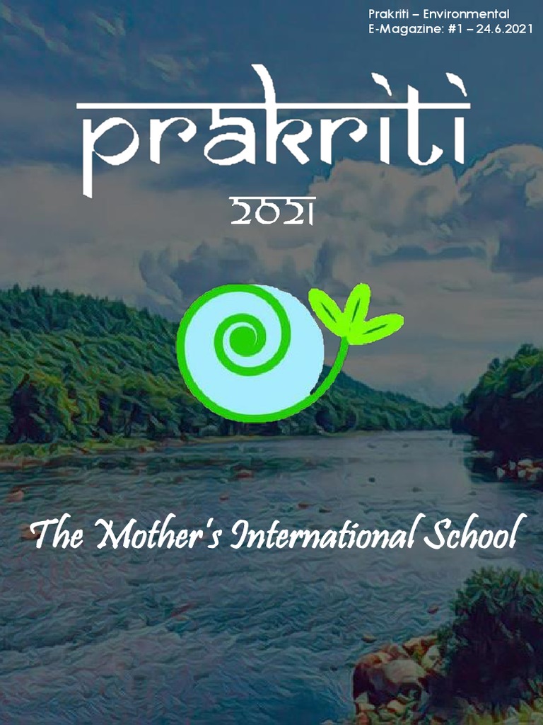 Prakriti-Environment Club E-Magazine | PDF | Nature | Natural Environment