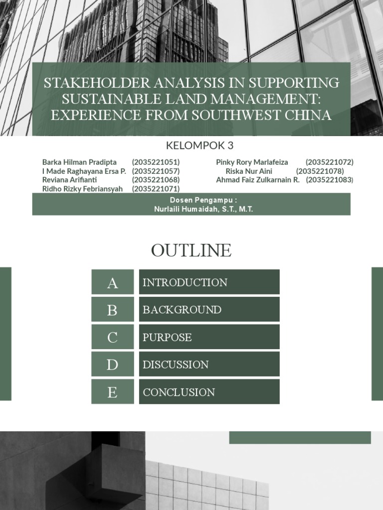 Stakeholder Analysis - Kelompok 3 Fixx (English) | PDF | Sustainability ...