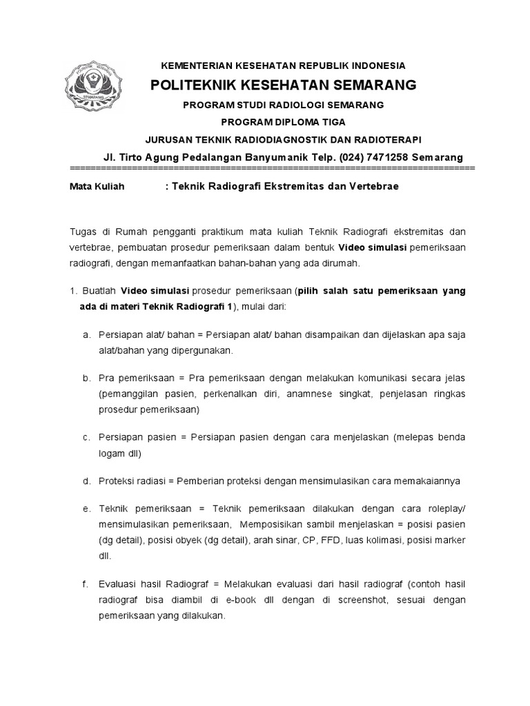 Tugas Membuat Video TR1 | PDF