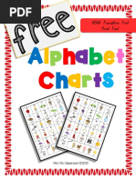 Colorful Illustrative Alphabet Flashcards | PDF