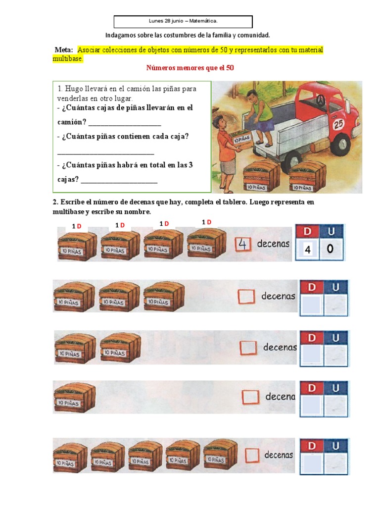 Matemáticas: Números y Multibase | PDF