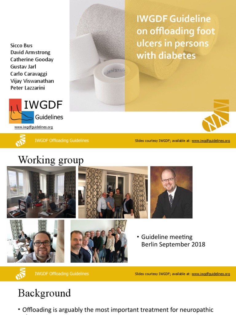 Updated IWGDF Guidelines on DFU Offloading | PDF | Health Care ...