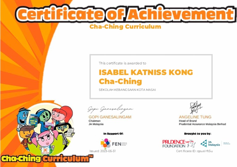 Isabel Katniss Kong Cha-Ching - 2023-05-31 | PDF