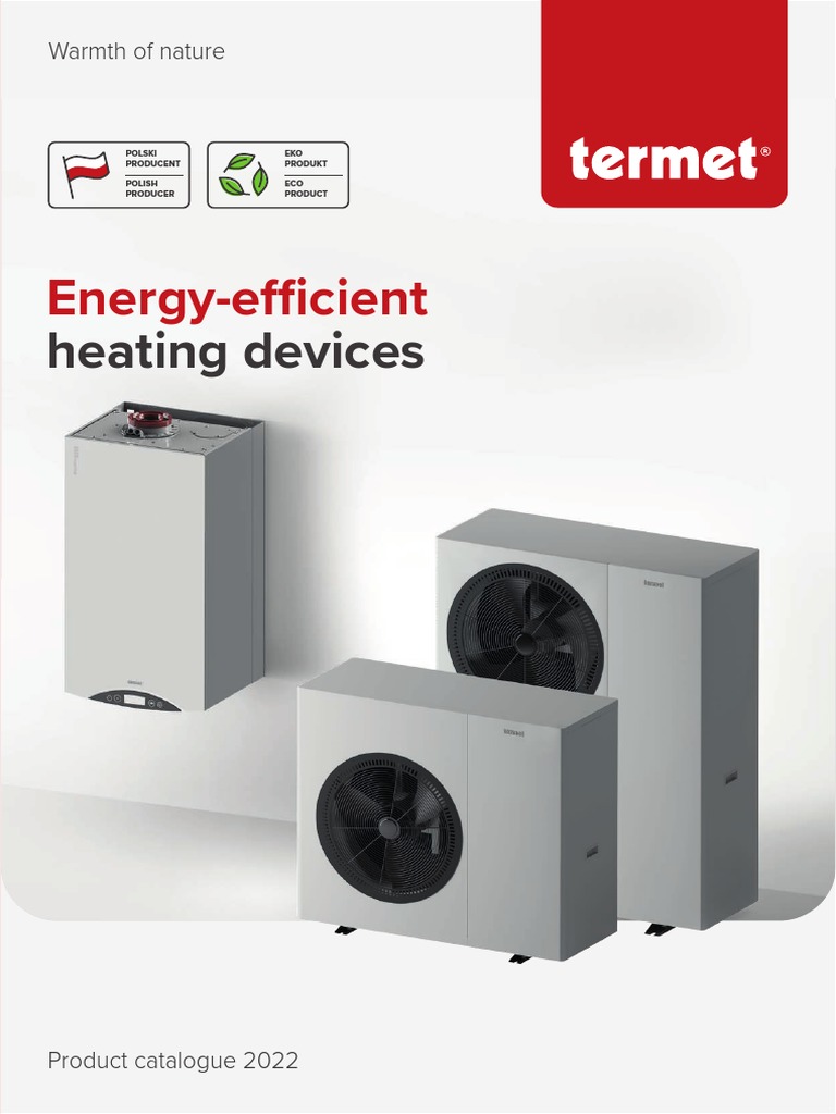 Catalogue Termet 2022 08 | PDF | Water Heating | Heat Pump