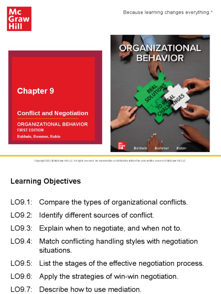 Baldwin 1e Ch09 PPT FINAL Accessible | PDF | Negotiation | Psychological Concepts