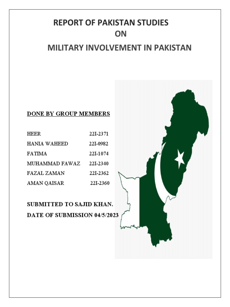 Military Interventions in Pakistan: An Analysis | PDF | Pervez ...