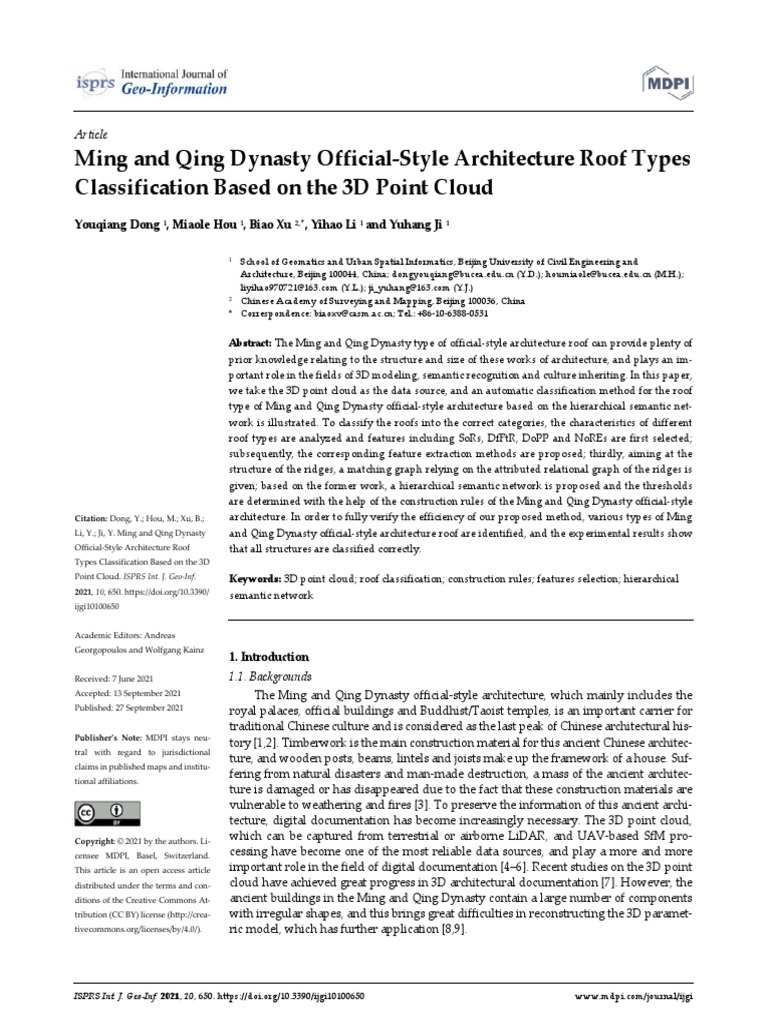 Ming and Qing Dynasty Official-Style Architecture | PDF | Deep Learning ...