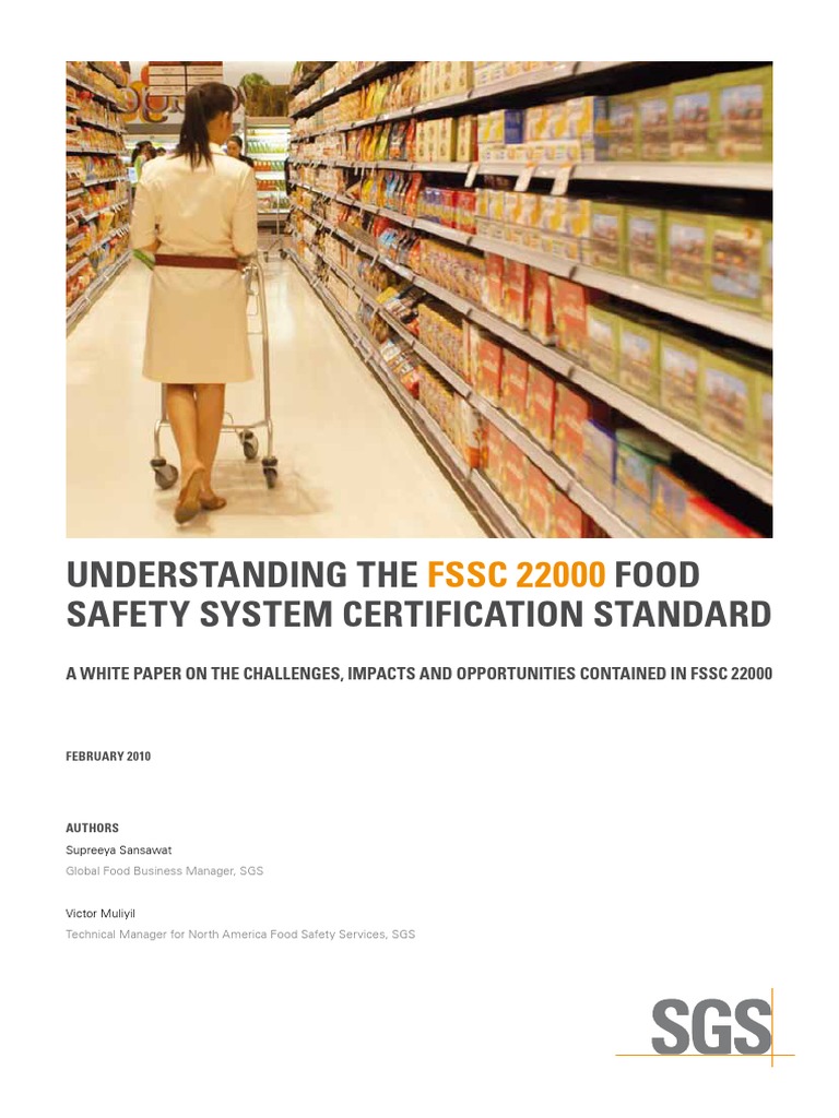 Understanding The FSSC 22000 Food Safety System Certification Standard ...