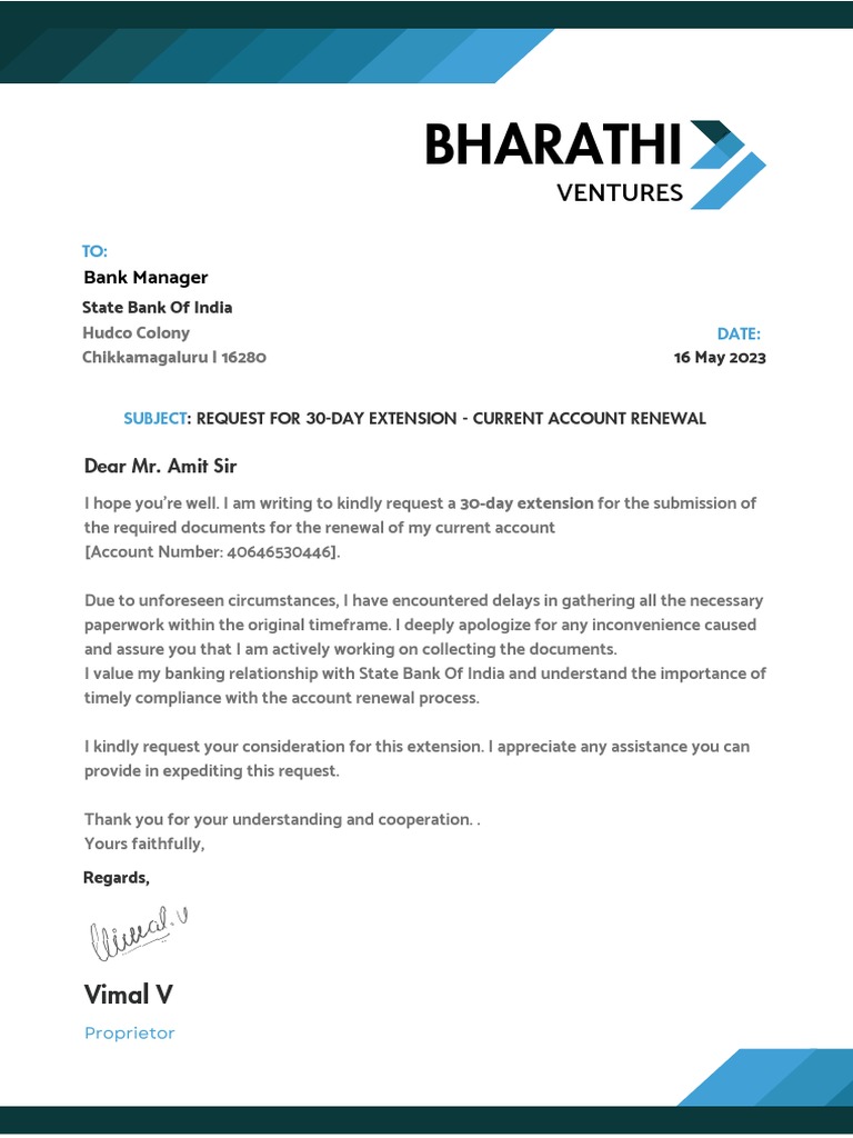 SBI CA Request Letterhead | PDF