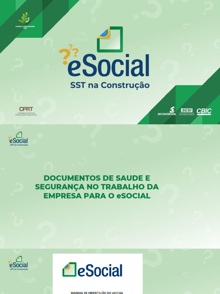 Esocial - Documento de SST | PDF