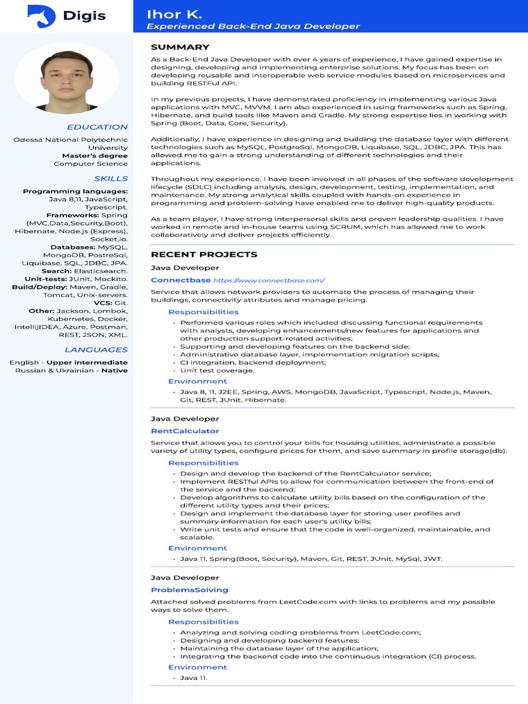 Ihor K. | PDF | Representational State Transfer | Postgre Sql