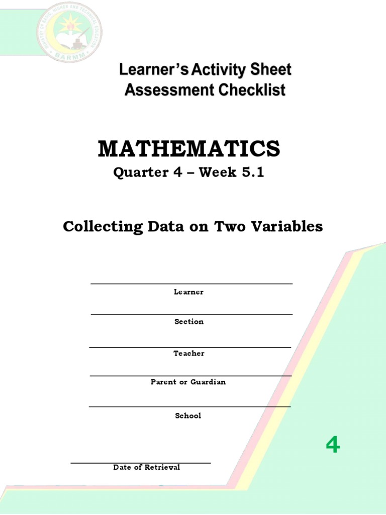 Mathematics 4 | PDF | Mathematics | Data