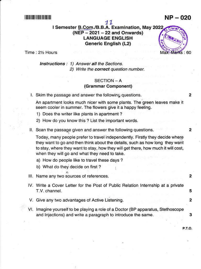 11 English May 2022 | PDF | Cognitive Science | Human Communication