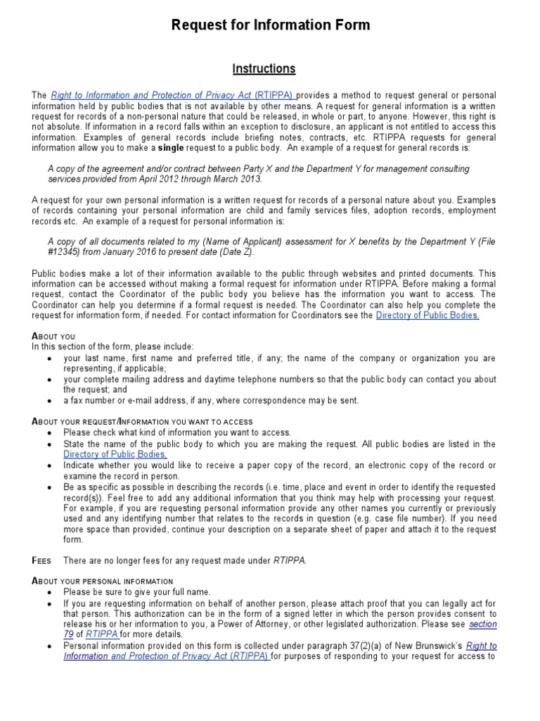 RTIPPA Request for Information Guide | PDF | Justice | Crime & Violence