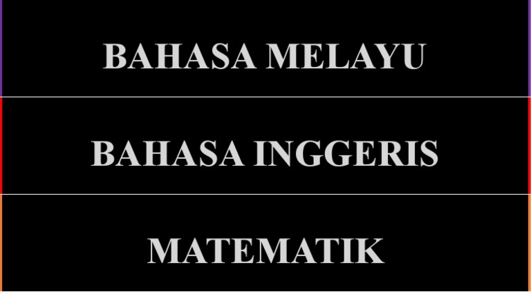 Label Sudut Mata Pelajaran | PDF