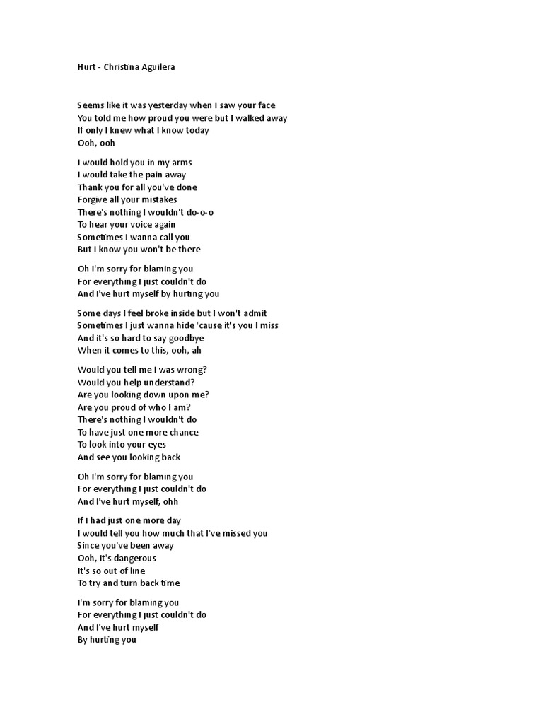 Hurt | PDF