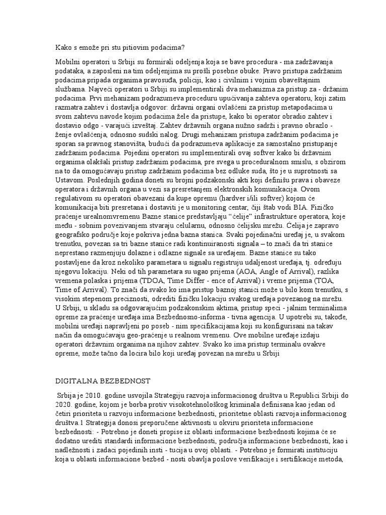 Digitalna Bezbednost | PDF