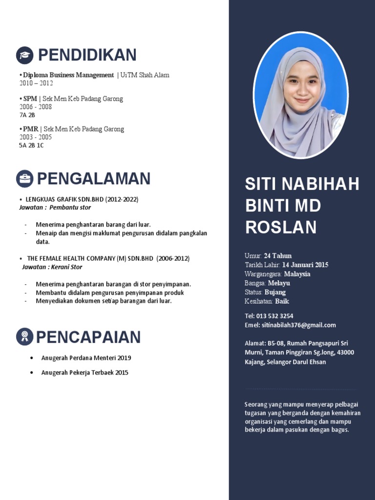 Contoh Resume 5 | PDF